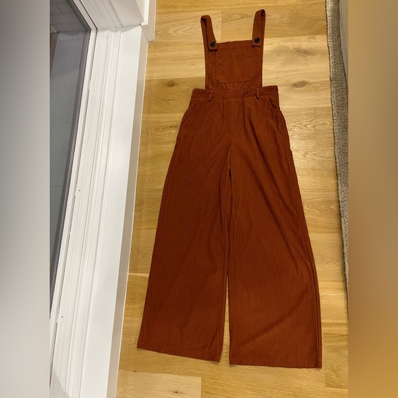 Cider | Pants & Jumpsuits | Cider Terracotta Corduroy Overalls Size ...